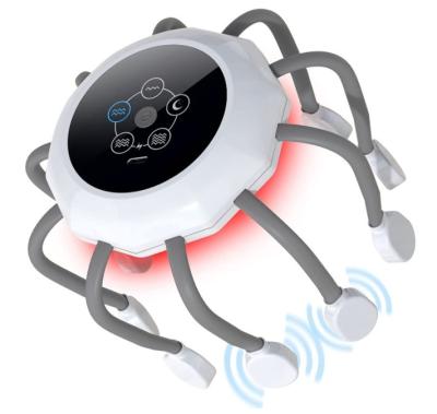 China 5 Modes Silicone Head Scalp Massager Bluetooth Music Vibration For Relaxation for sale