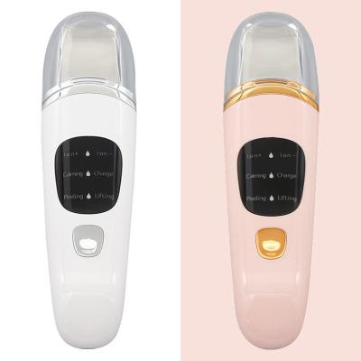 China 28kHz Ultrasonic Skin Scrubber with 500mAh Battery and 40-45℃ Heating for Deep Pore Cleansing for sale