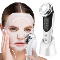 China HY-91 Hot Cool EMS Therapy Beauty Device with 750mAh Battery and 45℃ Heating for Anti-Wrinkle Facial Care for sale