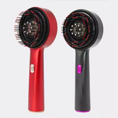 China Ionic Hair Growth Comb with 650nm Red Light Therapy, Heating Function and Oil Dispenser - Electric Scalp Massager for sale