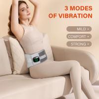China Electric Waist Massage Belt with Heat Therapy 3 Intensity Levels USB Rechargeable for Lumbar Pain Relief for sale