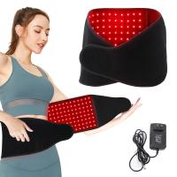China Far Infrared Heating Massage Belt 120 LEDs Red Light Therapy Pain Relief 40-60°C Home Office Use for sale