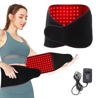 China Far Infrared Heating Massage Belt 120 LEDs Red Light Therapy Pain Relief 40-60°C Home Office Use for sale