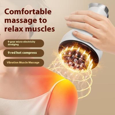 China Electric Meridian Brush Body Massager 9 Heat Settings 5V for Cellulite Scraping Deep Tissue Massage for sale