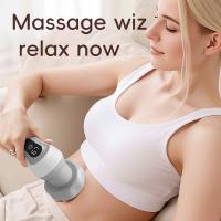China Wireless Vibration Body Massager WY-828 1800mAh USB Rechargeable with Heating 40-56℃ for Full Body Relaxation for sale