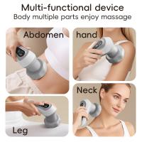 China Wireless Vibration Body Massager WY-828 1800mAh USB Rechargeable with Heating 40-56℃ for Full Body Relaxation for sale