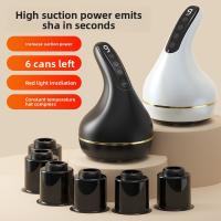 China USB Rechargeable Electric Cupping Massager 9 Suction Levels 3.7V Deep Muscle Relaxation for sale