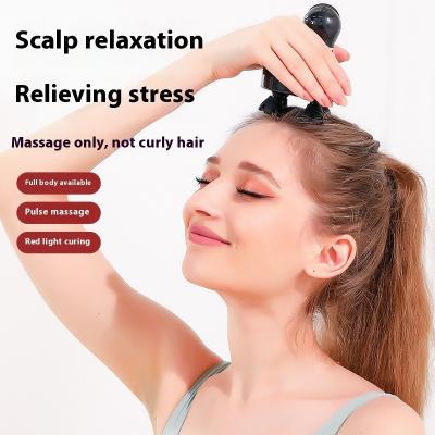 China Handheld Electric Kneading Head Massager with TENS EMS IPX7 Waterproof 3 Massage Levels 1100mAh for Scalp Care for sale