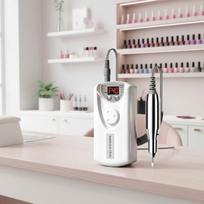 China Rechargeable Electric Nail Drill 30000rpm ABS Compact Dustproof Handheld Pen for Home Salon Use for sale