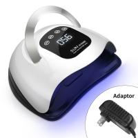 China 220W UV Nail Lamp with 72 UV/LED Lamp Beads and 365nm+405nm Wavelengths for Fast Curing of Gel Polish for sale