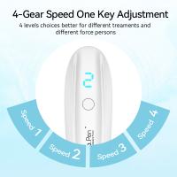 China Professional Electric Microneedle Derma Pen 4-Level Speed Control Stainless Steel Needles Skin Rejuvenation Hydration for sale