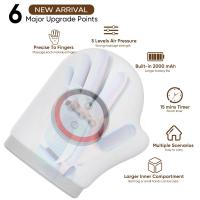China Cordless Hand Massager with 5-Level Air Compression and 3-Mode Heating Therapy for Finger Joint Relief for sale