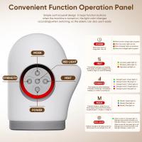 China Cordless Hand Massager with 5-Level Air Compression and 3-Mode Heating Therapy for Finger Joint Relief for sale