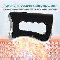 China Type-C Rechargeable Electric Fascia Knife Massager with Heated Deep Tissue Muscle Micro Current Vibration Gua Sha Fascia Scraper for sale
