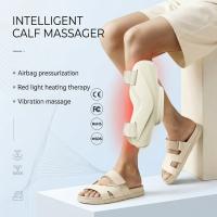 China Custom logo Leg Compression Device Arm Leg Calf Massager With Heat Therapy Muscle Fatigue Relief Compression Leg Massager for sale