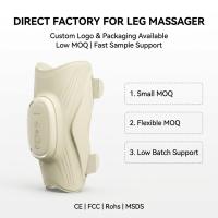China Custom logo Leg Compression Device Arm Leg Calf Massager With Heat Therapy Muscle Fatigue Relief Compression Leg Massager for sale