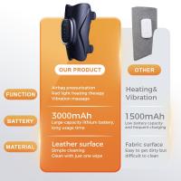 China Custom logo Leg Compression Device Arm Leg Calf Massager With Heat Therapy Muscle Fatigue Relief Compression Leg Massager for sale