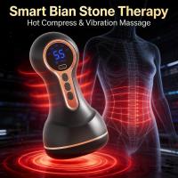 China Professional Electric Bian Stone Heating Massage Device for Abdominal Care Digestive Support Thermal Therapy OEM Manufacturer for sale