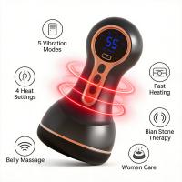 China Professional Electric Bian Stone Heating Massage Device for Abdominal Care Digestive Support Thermal Therapy OEM Manufacturer for sale