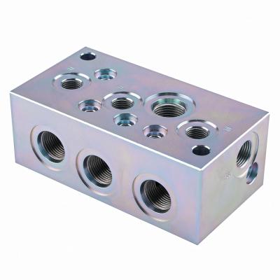 China CNC machining Hydraulic Valve Block Custom Hydraulic Control Valve for sale