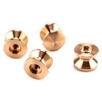 China Brass Precision Machined Parts for Custom CNC Turning Services with 0.01mm Torlerance and Customized Options for sale