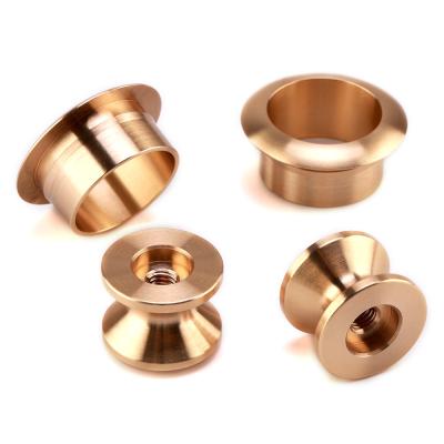 China Customized CNC Brass Parts for Automobile Parts Tolerance 0.01mm Support Drawings and Samples for sale