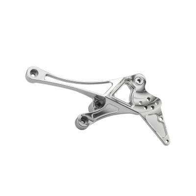 China Automobile CNC Aluminum Parts Processing Motorcycle Bracket Lightweight Solution with QC Control and OEM/ODM for sale