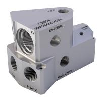 China Custom CNC Machined Aluminum Hydraulic Manifold 3/4 Inch for sale