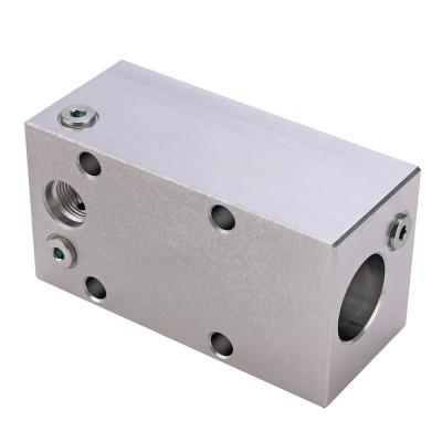 China Hydraulic manifold OEM custom manufacturing factory specializing in high-precision deep hole machining for sale