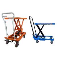 China 830mmx500mm Manual Scissor Lift Tables Max Height 910mm for sale