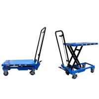 China 1000kg Hydraulic Single Scissor Lift Table Mini Smart Portable Max Height 950mm for sale