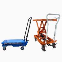 China 1000kg Hydraulic Single Scissor Lift Table Mini Smart Portable Max Height 950mm for sale
