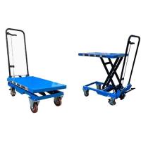 China 830mmx500mm Manual Scissor Lift Tables Max Height 910mm for sale