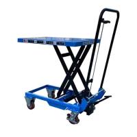 China 830mmx500mm Manual Scissor Lift Tables Max Height 910mm for sale
