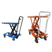 China 750kg Single Scissor Lift Trolley Portable Mini Smart Max Height 1000mm for sale
