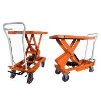 China Mini Smart Single Scissor Lift Table Portable 750kg Max Height 39.37in for sale