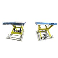 China 4 Ton Heavy Duty Electric Scissor Table Lift Hydraulic Max Height 1400mm for sale