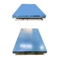China Hydraulic Heavy Duty Electric Single Scissor Lift Table 2000kg Max Height 1400mm for sale
