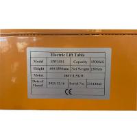 China 4000kg Double Scissor Hydraulic Lift Table Max Height 2050mm for sale