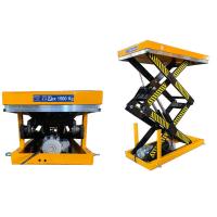 China Electric 1 Ton Stationary Scissor Lift Platform Double Scissor 305/1780mm for sale