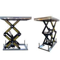 China 1000kg Double Scissor Lift Tables 1300mmx820mm Max Height 1780mm for sale