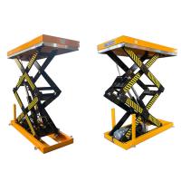China 1000kg Double Scissor Lift Tables 1300mmx820mm Max Height 1780mm for sale