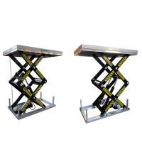 China SGS Double Scissors Heavy Duty Scissor Lift Platform 2 Ton Max Height 1780mm for sale