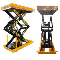China 2 Ton Max Height 1780mm Stationary Scissor Lift Tables Double Scissors for sale