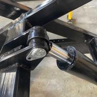 China 1000kg Double Scissor Lift Tables 1300mmx820mm Max Height 1780mm for sale