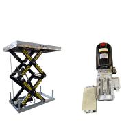 China SGS Double Scissors Heavy Duty Scissor Lift Platform 2 Ton Max Height 1780mm for sale