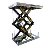 China 1000kg Stationary Double Scissor Lift Table Max Height 1780mm for sale