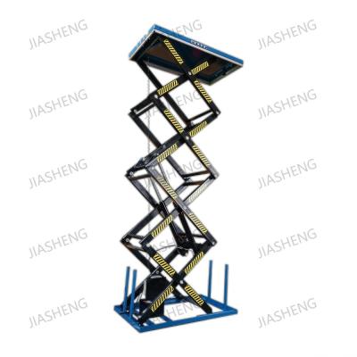 China 800kg Hydraulic Scissor Platform 4.21m Electric Multi Scissor Stationary Scissor Lift Tables for sale