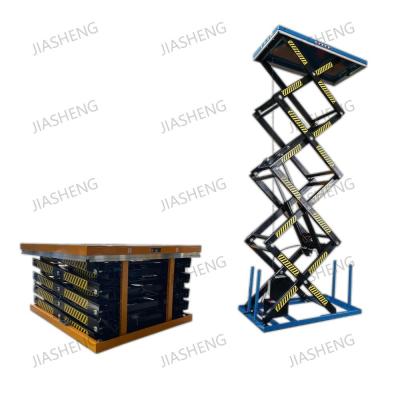 China 2000kg Electric Multi Stage Scissor Lift 165.35'' Max Height for sale