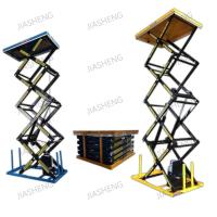 China 2000kg Electric Multi Stage Scissor Lift 165.35'' Max Height for sale